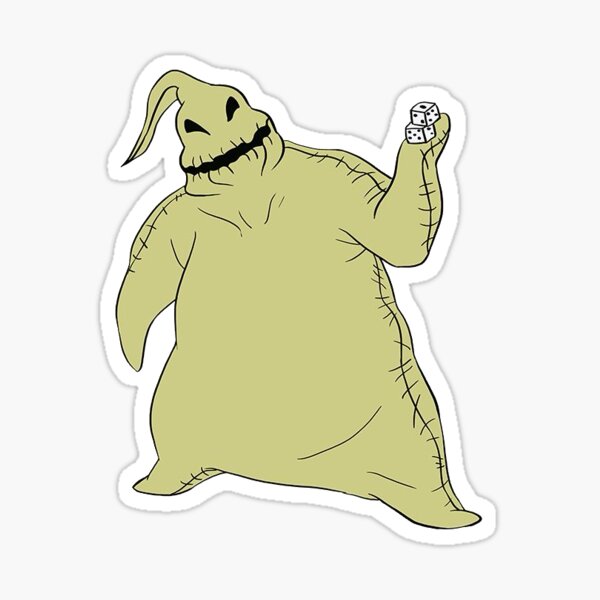 "Oogie Boogie Sticker" Sticker for Sale by Aly A | Redbubble
