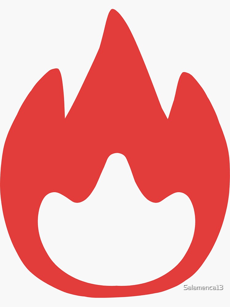 "Fire Type Symbol" Sticker for Sale by Salamenca13 | Redbubble