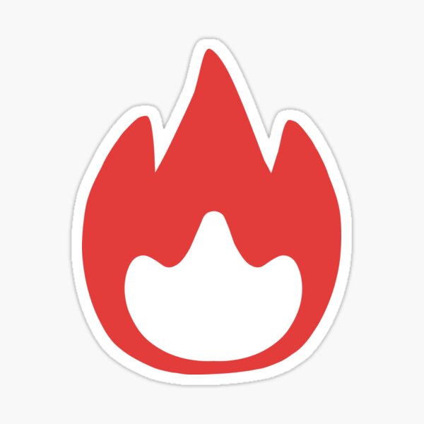 "Fire Type Symbol" Sticker for Sale by Salamenca13 | Redbubble