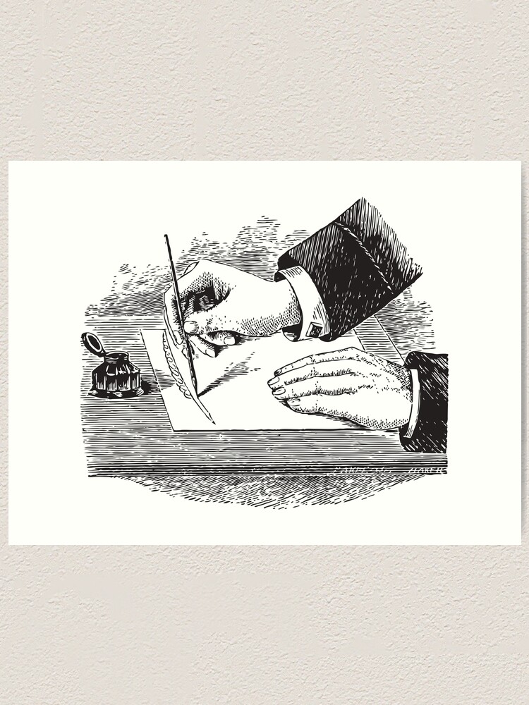 "VINTAGE WRITING HAND Pop Art" Art Print for Sale by BruceALMIGHTY ...
