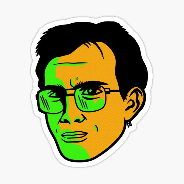 "Reanimation Scientist 80s Horror " Sticker for Sale by MattyComix ...