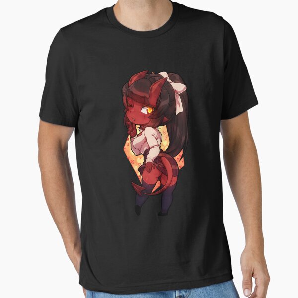 "Meru The Succubus Chibi Butt Peak" Essential T-Shirt for Sale by ...