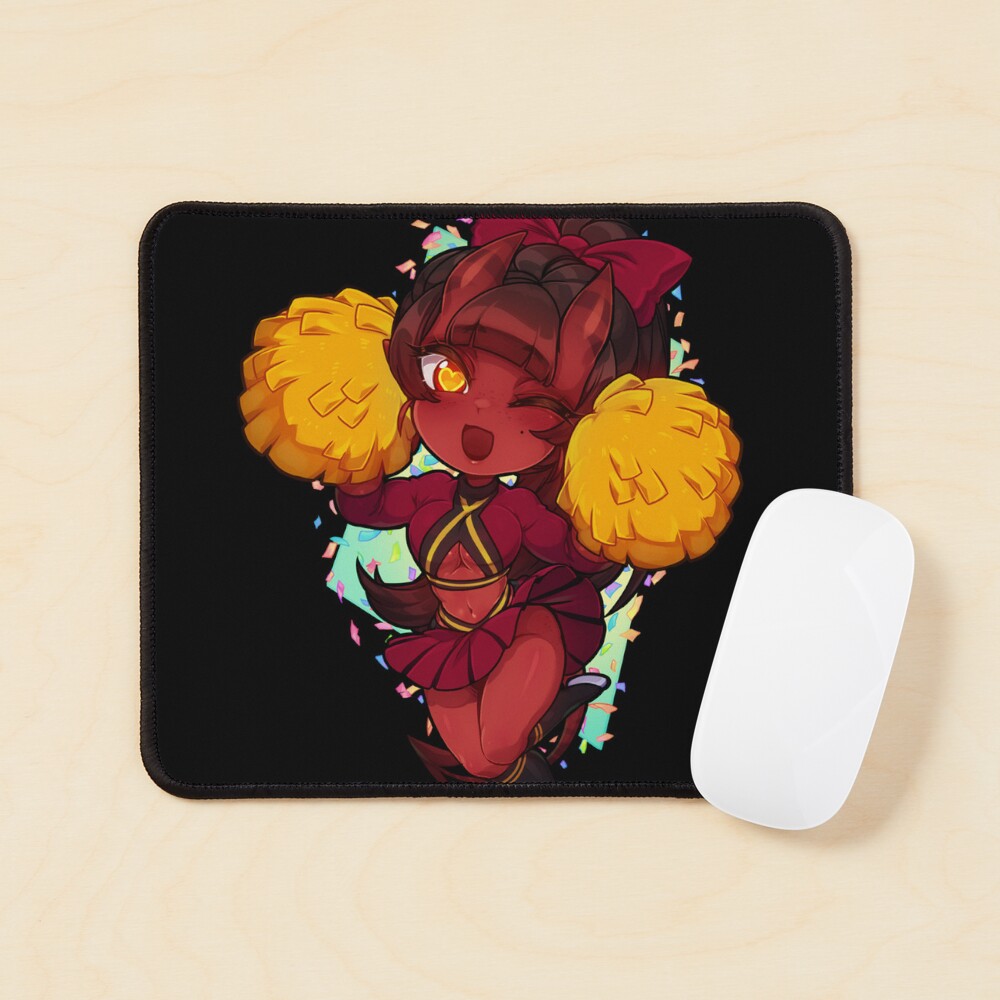 "Meru The Succubus Chibi Sexy Cheerleader" Sticker for Sale by BuuBunny ...