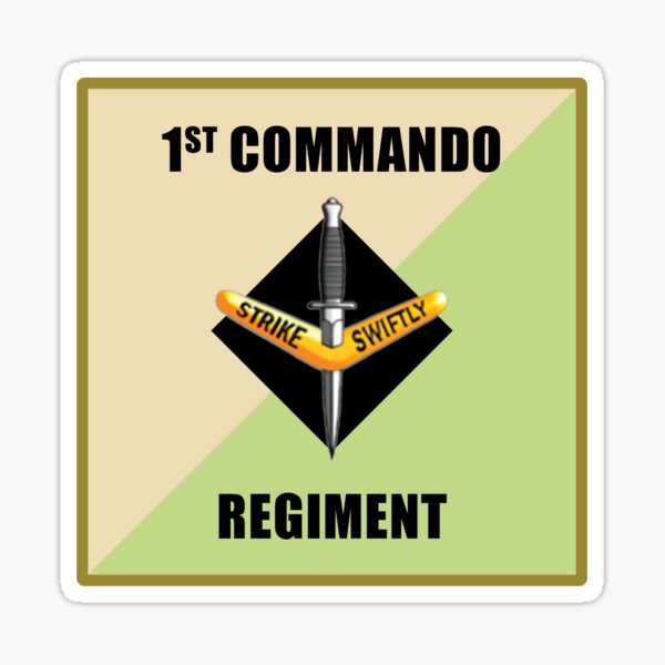 "1st Commando Regiment - Strike Swiftly " Sticker for Sale by ...