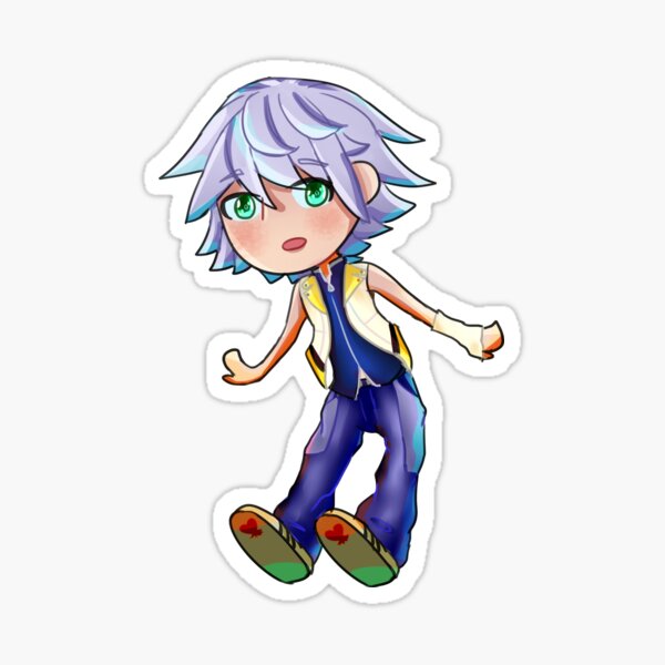 "Chibi Riku" Sticker for Sale by akimi-desu | Redbubble