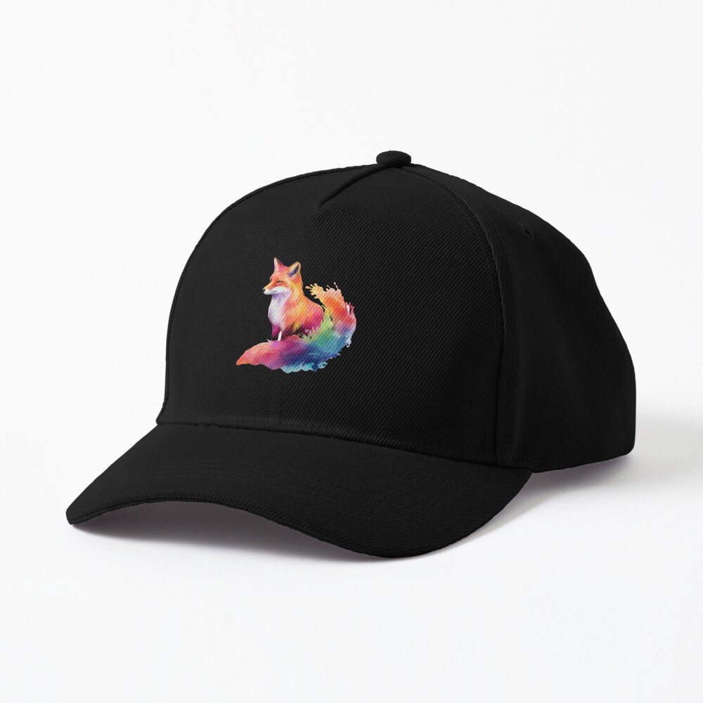 "Rainbow Fox" Sticker for Sale by FoxVibes | Redbubble