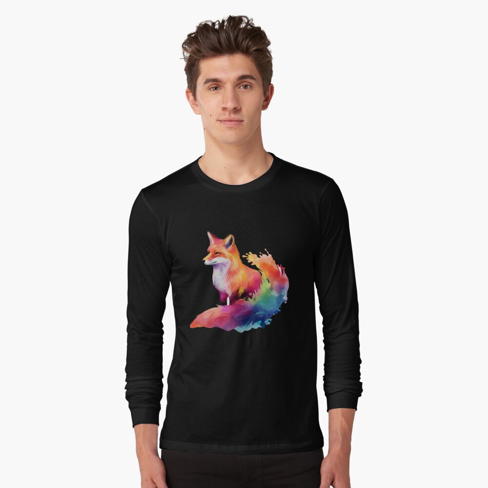 "Rainbow Fox" Sticker for Sale by FoxVibes | Redbubble