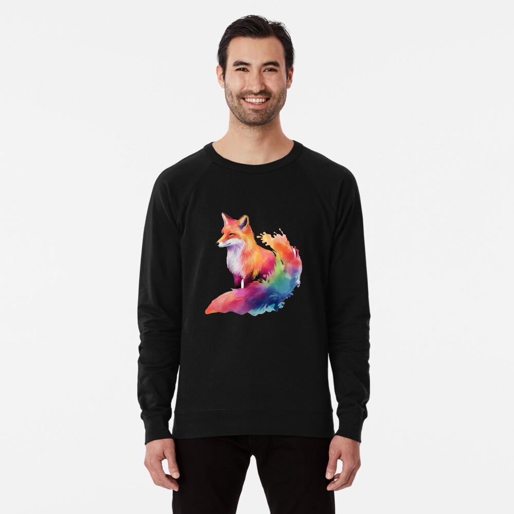 "Rainbow Fox" Sticker for Sale by FoxVibes | Redbubble