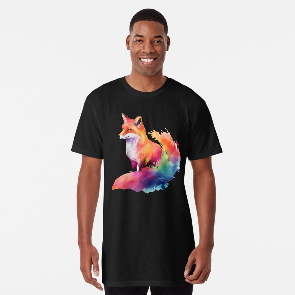 "Rainbow Fox" Sticker for Sale by FoxVibes | Redbubble