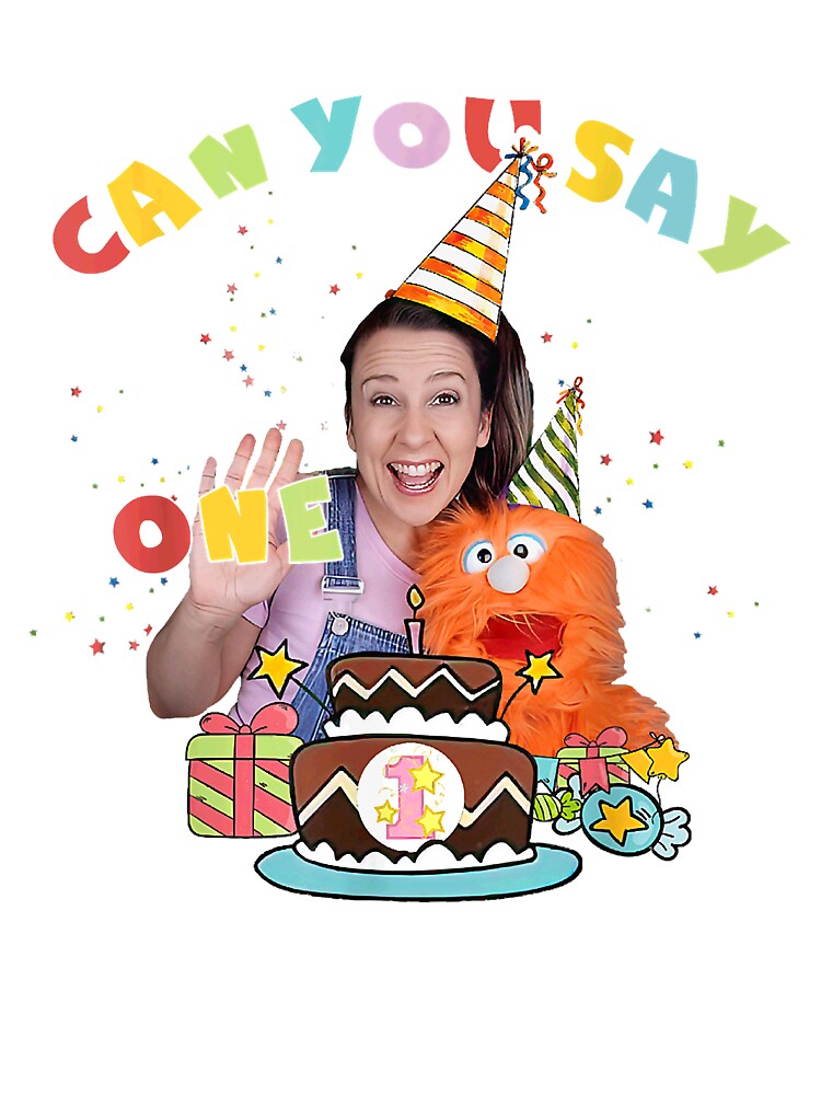 "Can You Say Two Shirt, Songs For Littles Birthday Shirt, Ms Rachel ...