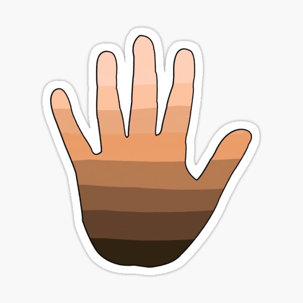 "Hand" Sticker for Sale by nopemom | Redbubble