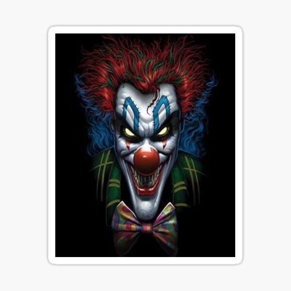 Sticker « Killer Clown Horreur SMile », par leen12 | Redbubble