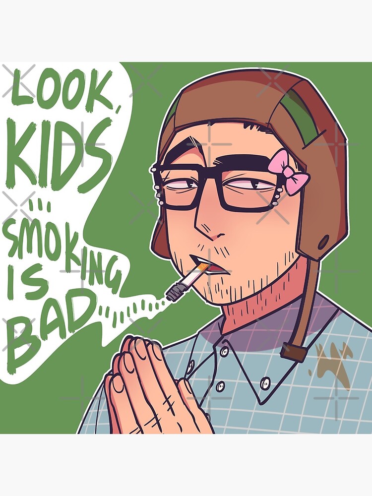 "Filthy Frank: Smoking Ad" Art Print by Oletarts | Redbubble