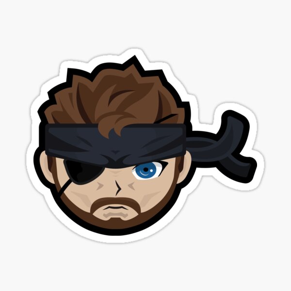 "Metal Gear Solid 3 - Big Boss Sticker" Sticker for Sale by ...