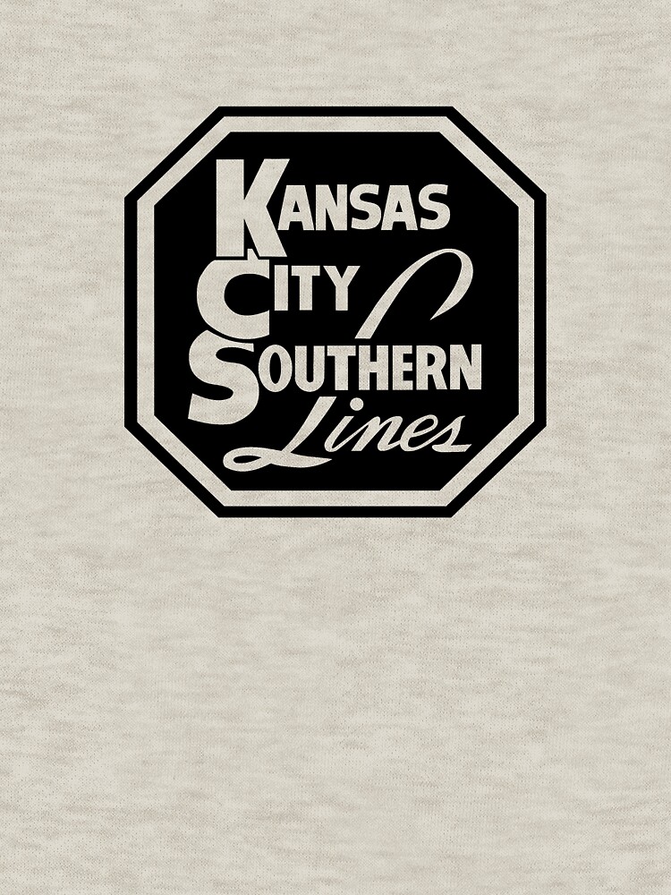 " kansas city southern railway logo in black" Zipped Hoodie by ...