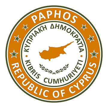 "Paphos, Cyprus" Sticker for Sale by Alma-Studio | Redbubble