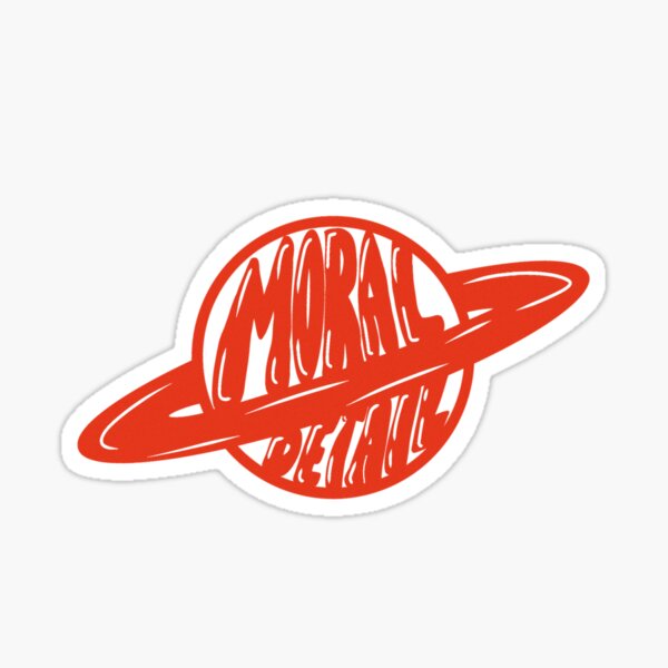 "Simplified Moral Detail Logo" Sticker for Sale by Moral Detail | Redbubble