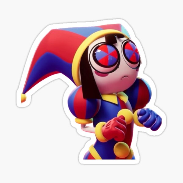 "The Amazing Digital Circus-pomni" Sticker for Sale by dairyfairyoo ...