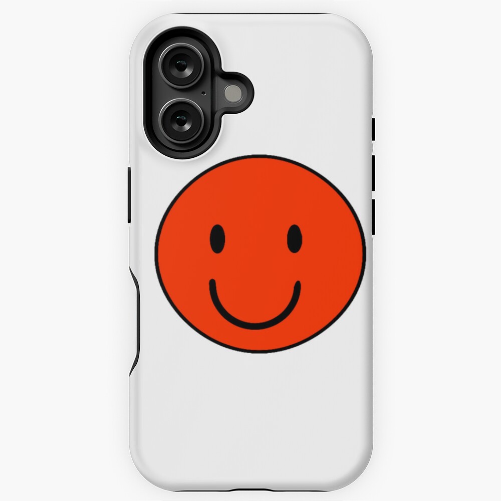 "red smiley face emoji aesthetic preppy vsco" Sticker for Sale by Ashs ...