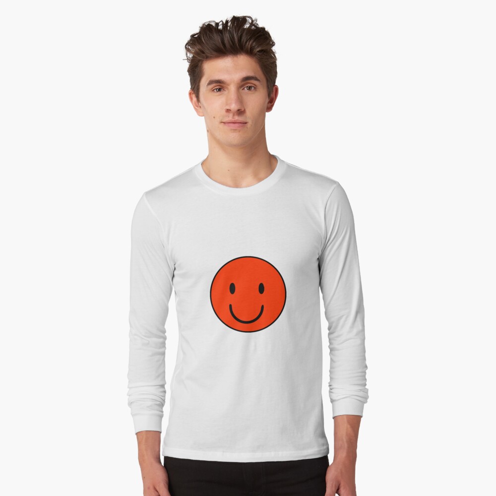 "red smiley face emoji aesthetic preppy vsco" Sticker for Sale by Ashs ...