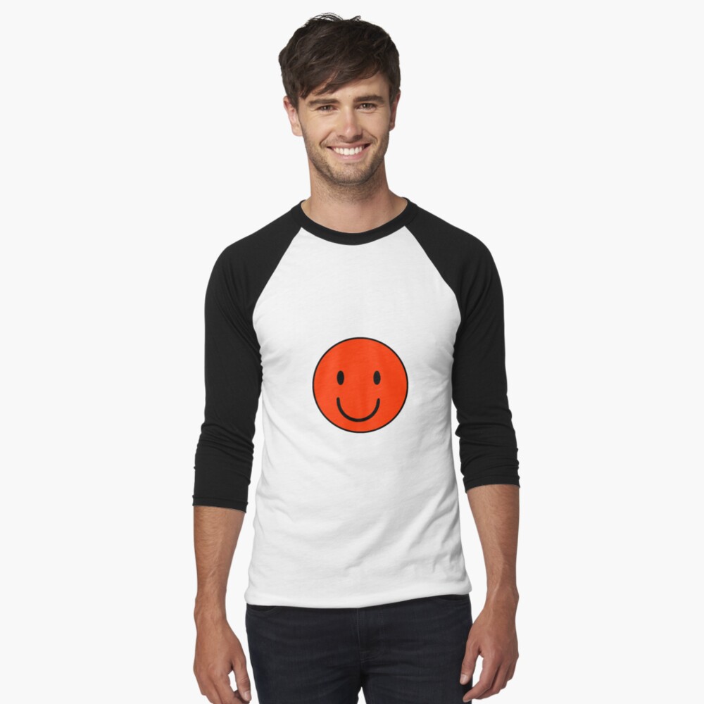 "red smiley face emoji aesthetic preppy vsco" Sticker for Sale by Ashs ...
