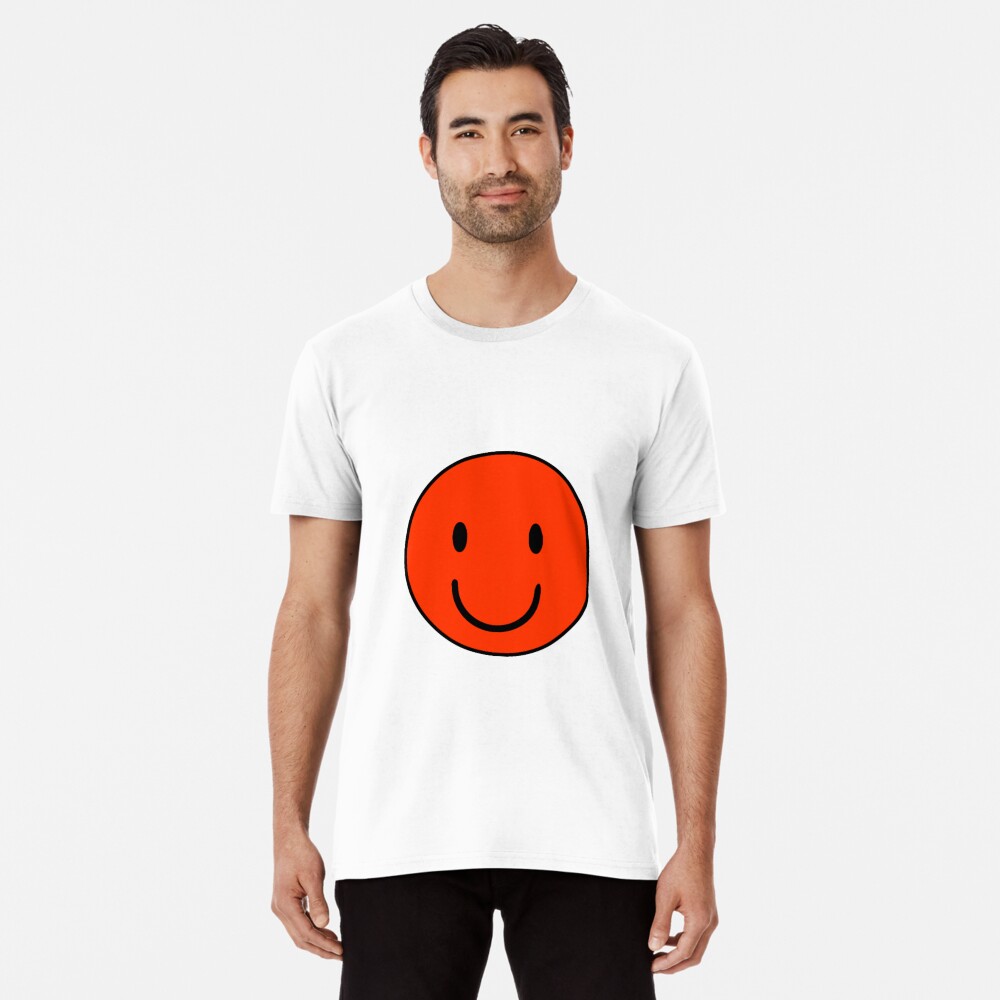 "red smiley face emoji aesthetic preppy vsco" Sticker for Sale by Ashs ...