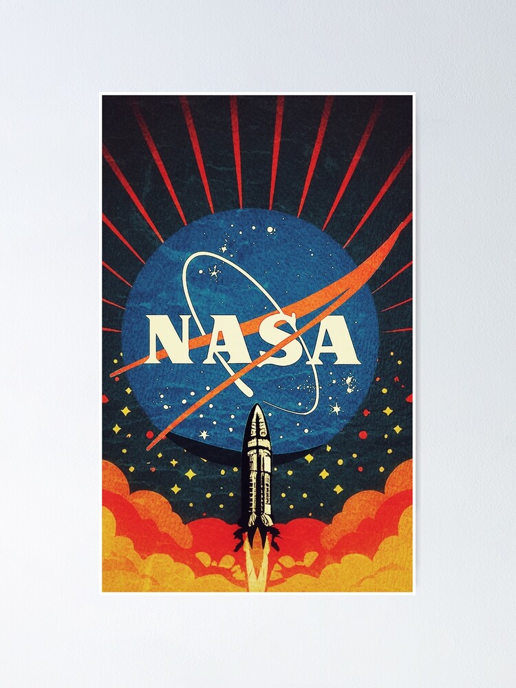 Vintage Nasa Poster Earth's Moon | NASA Poster – Nasa, Space