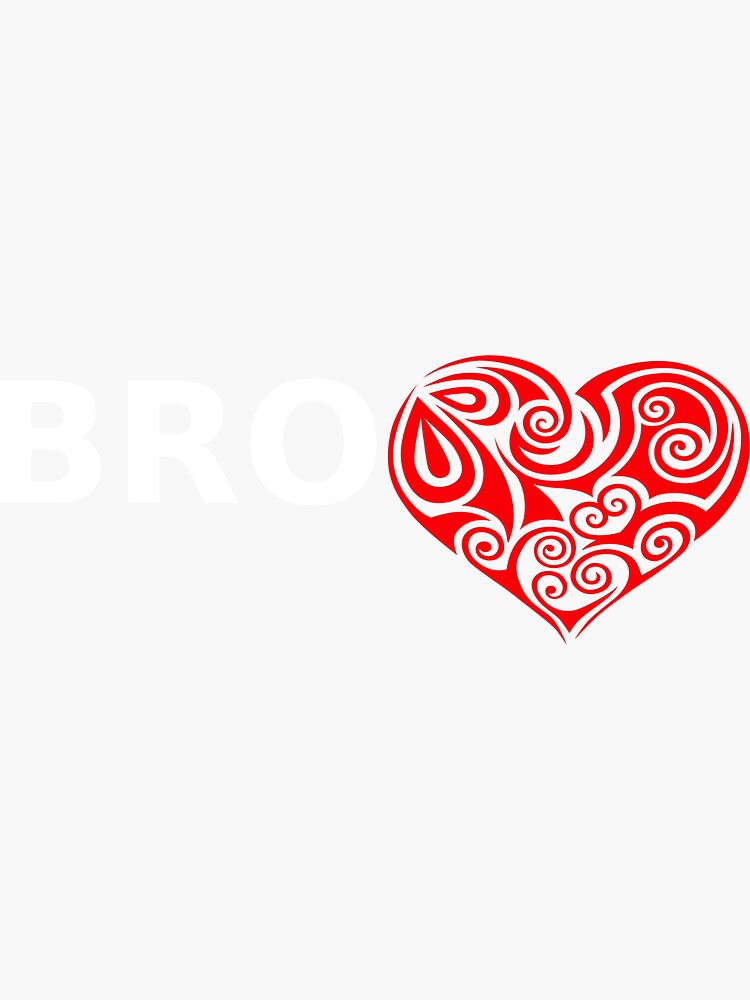 "Bro love" Sticker for Sale by Sandis008 | Redbubble