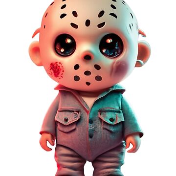 "Baby Jason Voorhees Horror Babies Series" Sticker by Rafael Romero ...