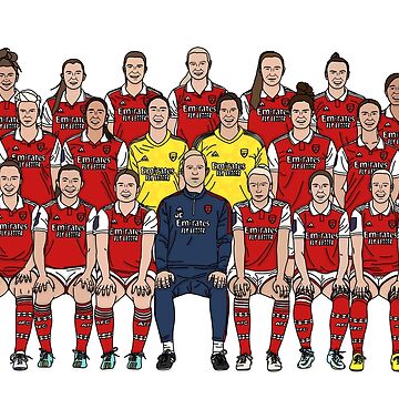 "ARSENAL WOMEN FOOTBALL CLUB" Sticker for Sale by ebony lyons | Redbubble