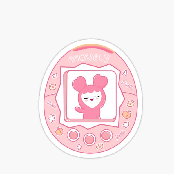 "Twice Laburi (Lovely) Momo Movely Tamagotchi" Sticker for Sale by ...