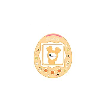 "Twice Laburi (Lovely) Jihyo Jively Tamagotchi" Sticker for Sale by ...
