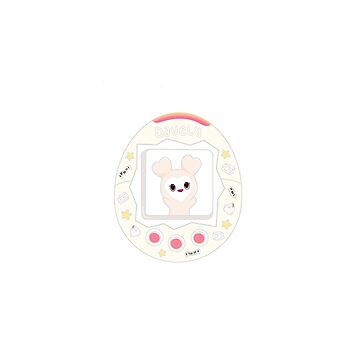 "Twice Laburi (Lovely) Dahyun Davely Tamagotchi" Sticker for Sale by ...