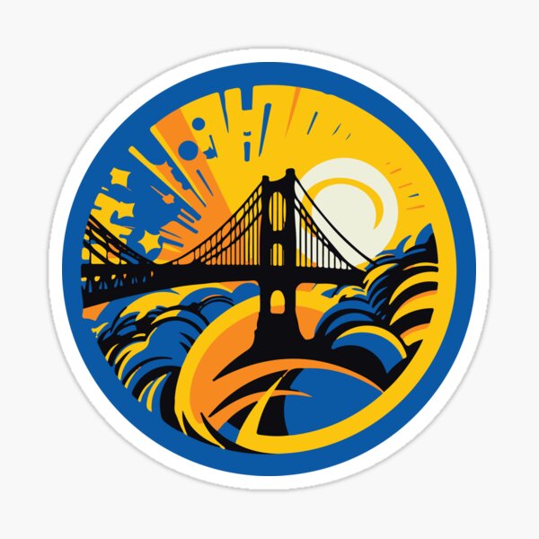 "Golden State Basketball Logo" Sticker for Sale by konchelle | Redbubble