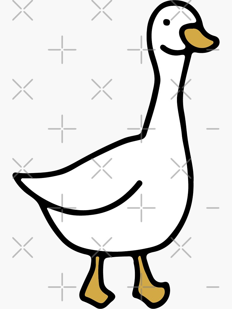 "Silly Goose" Sticker for Sale by maura41 | Redbubble