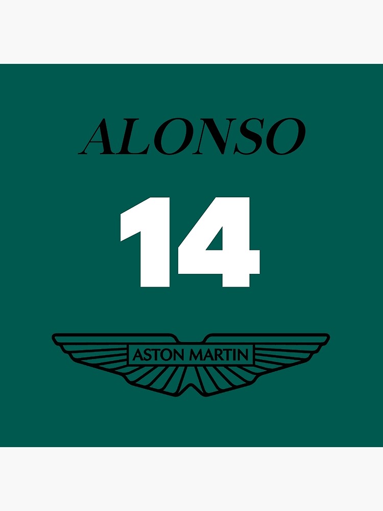 "Fernando Alonso Aston Martin F1 2023 Win 33 Number 14" Art Board Print ...