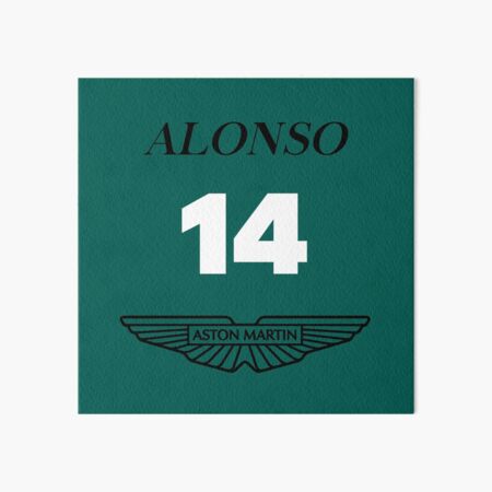 "Fernando Alonso Aston Martin F1 2023 Win 33 Number 14" Art Board Print ...