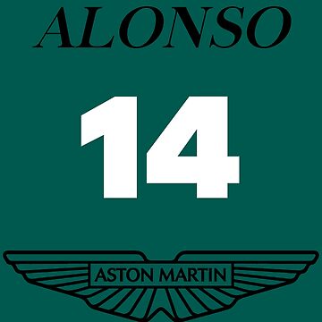 "Fernando Alonso Aston Martin F1 2023 Win 33 Number 14" Art Board Print ...
