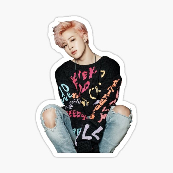 "JIMIN BTS" Sticker by babysugarsweet | Redbubble