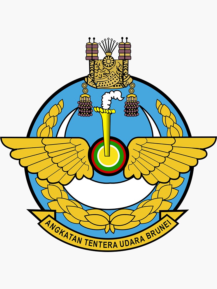 Pegatina «Fuerza aérea real de Brunei - Tentera Udara Diraja Brunei» de ...