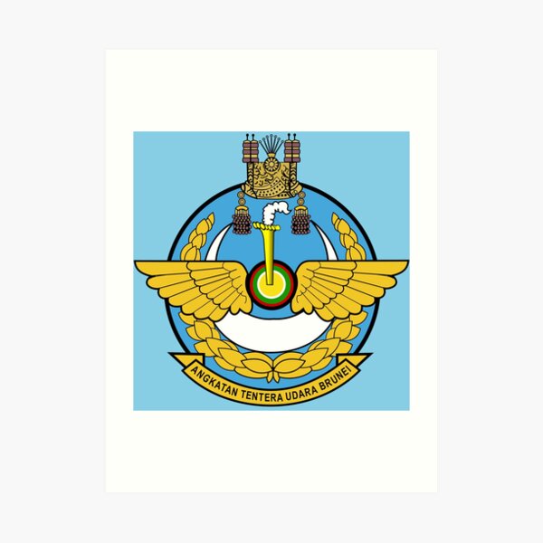 "Royal Brunei Air Force - Tentera Udara Diraja Brunei" Art Print by ...