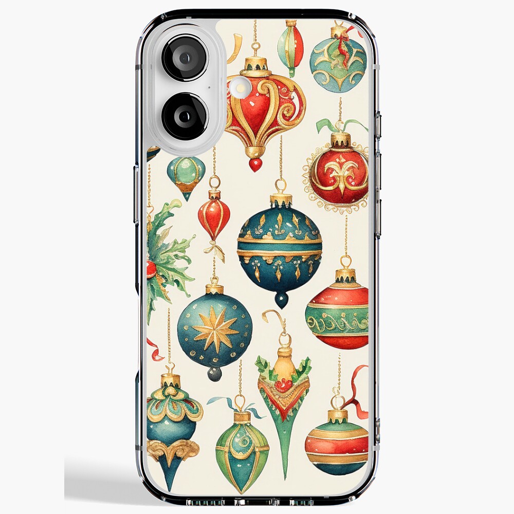 "Vintage Christmas Ornaments" Sticker for Sale by lostinpixels | Redbubble