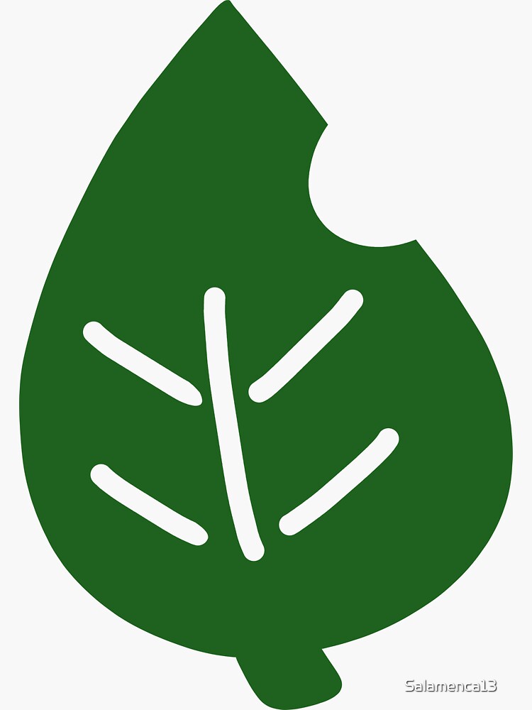 "Grass Type Symbol" Sticker for Sale by Salamenca13 | Redbubble