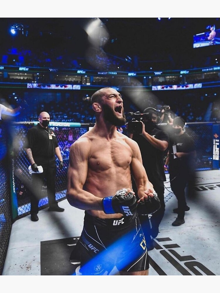 Póster Khamzat Chimaev, UFC MMA Boxeo Campeón, Borz Merch, 90s Vintage ...