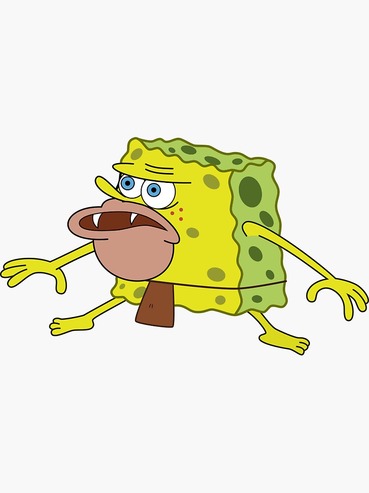 "Savage spongebob" Sticker for Sale by Sandis008 | Redbubble
