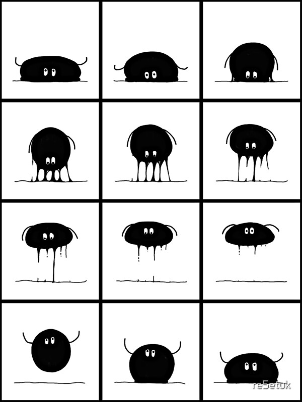 "Sticky blob animation " by re5etuk | Redbubble
