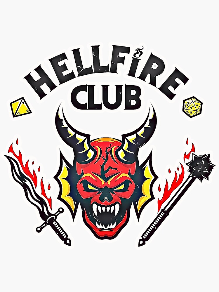"Hellfire club sticker" Sticker for Sale by mvojnovic1992 | Redbubble