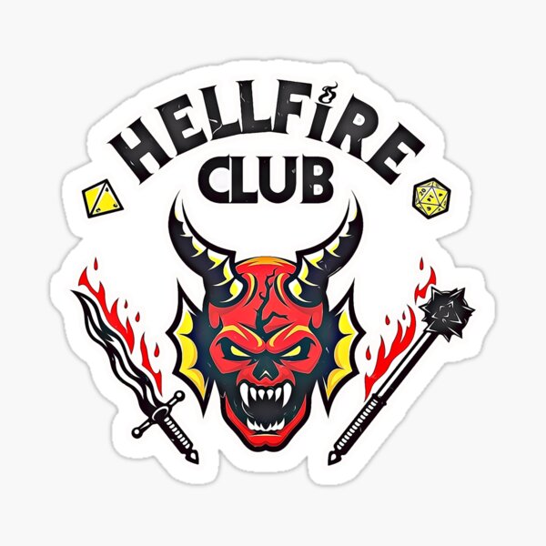 "Hellfire club sticker" Sticker for Sale by mvojnovic1992 | Redbubble