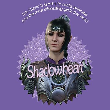 "Shadowheart: God's favorite princess" Sticker for Sale by HK-C | Redbubble