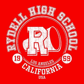 "Grease - Rydell High School L.A California USA (1959 Variant)" Journal ...